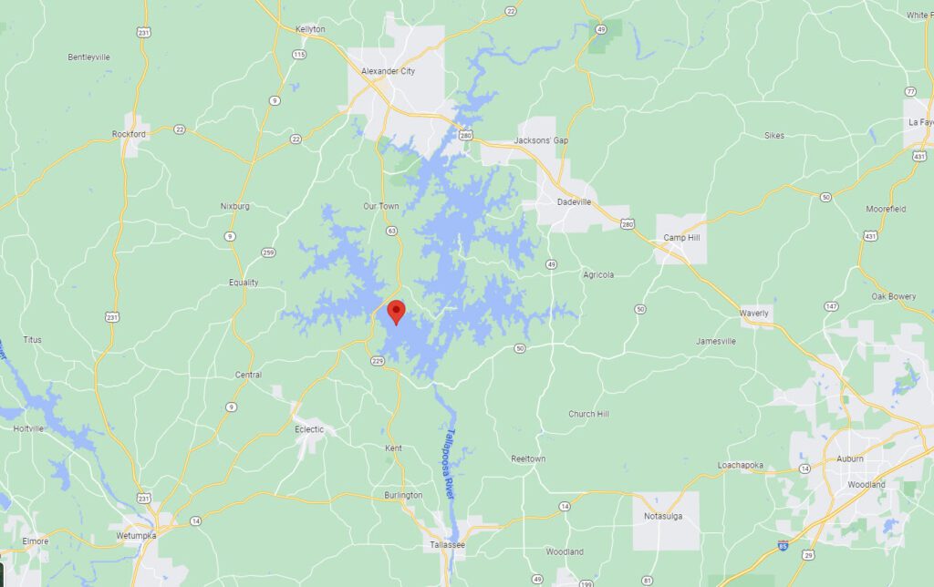 Where Is Lake Martin, Alabama
